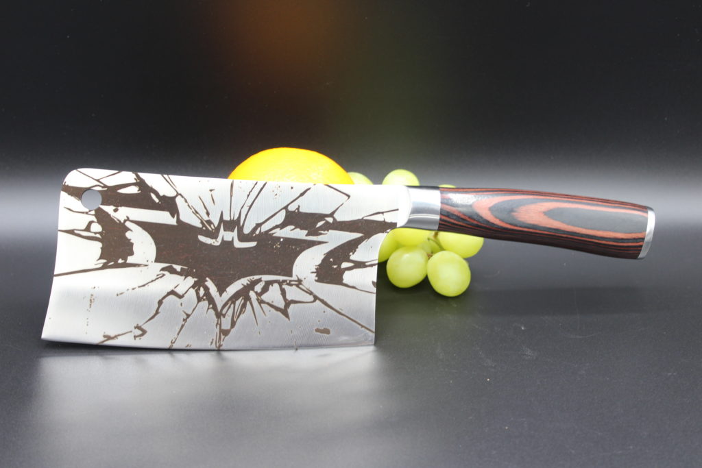 Laser Engraved Cleaver – Batman 1 – DNA LASERING